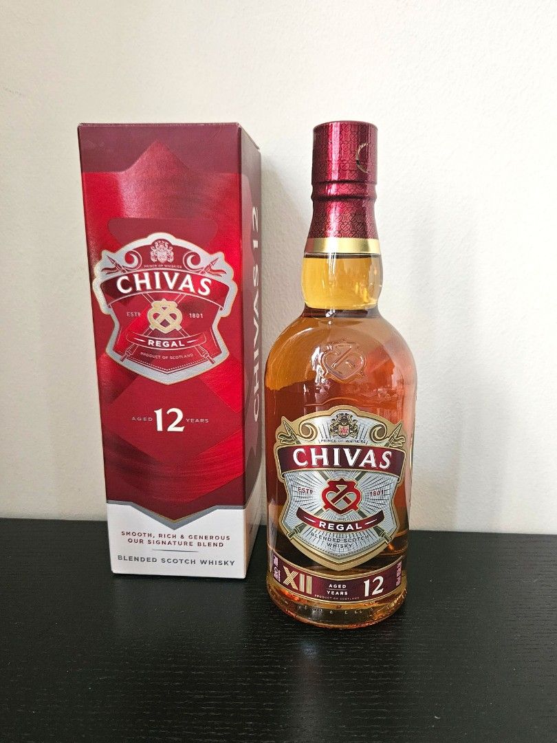 Chivas Regal 12 700ml, Food & Drinks, Alcoholic Beverages on Carousell
