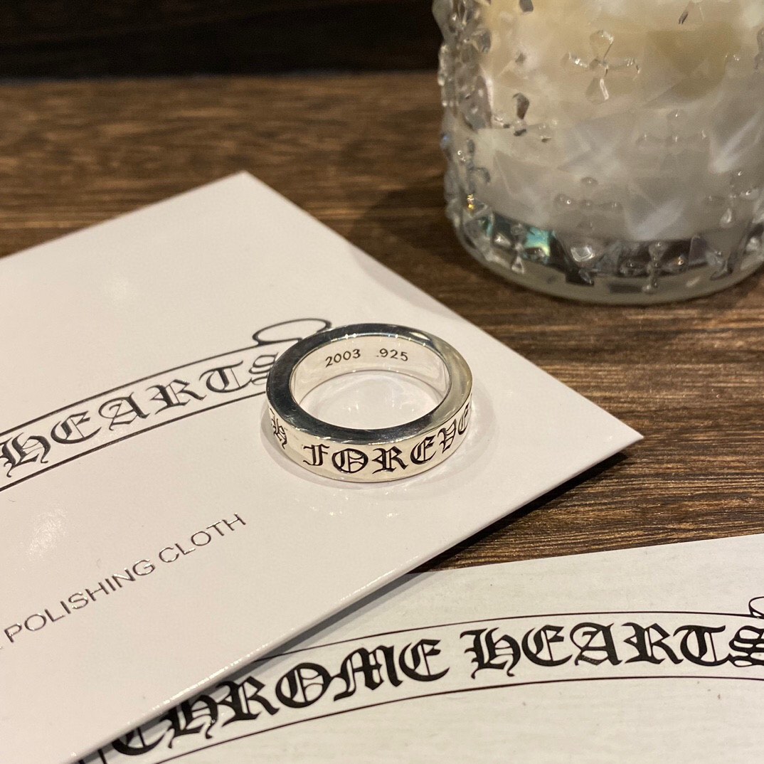 Chrome Hearts Forever Ring, 女裝, 飾物及配件, 戒指 - Carousell