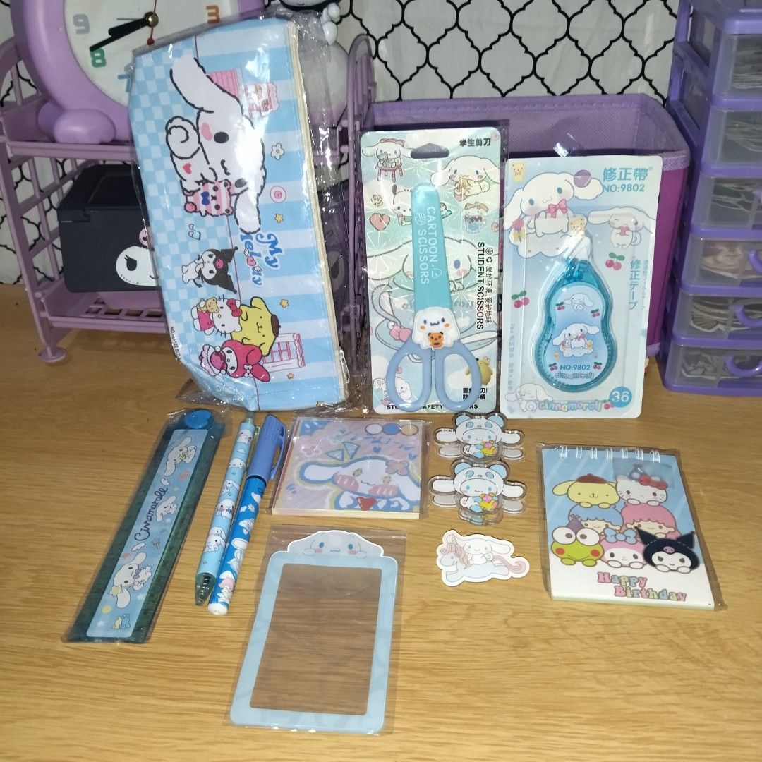 Cinnamoroll Stationary Set, Hobbies & Toys, Stationary & Craft ...