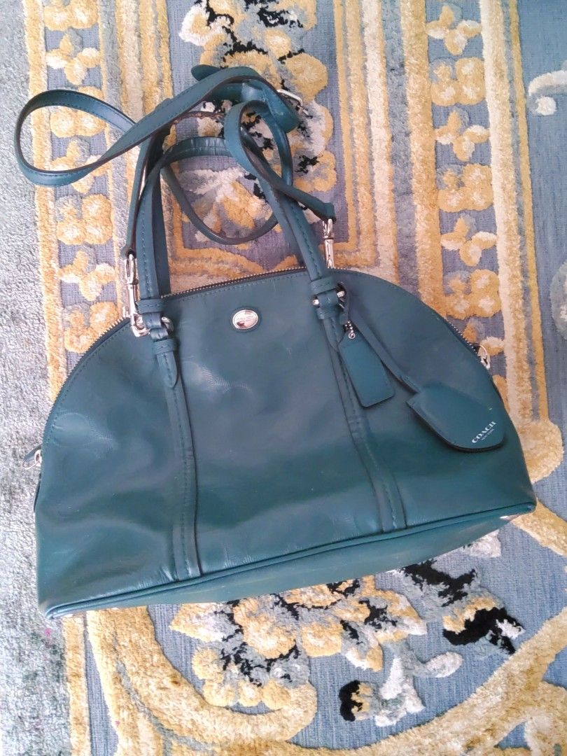 Coach Cora Dome Satchel, Luxury, Bags & Wallets on Carousell