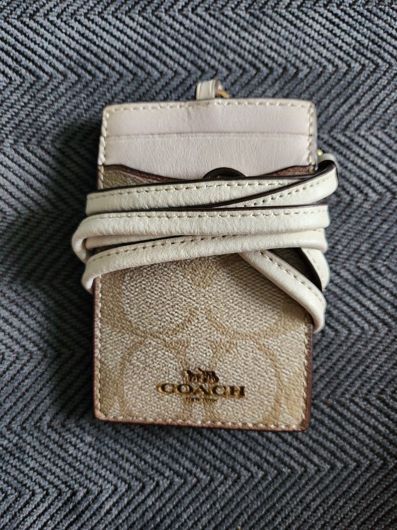 Coach ID Card Lanyard, Luxury, Accessories on Carousell