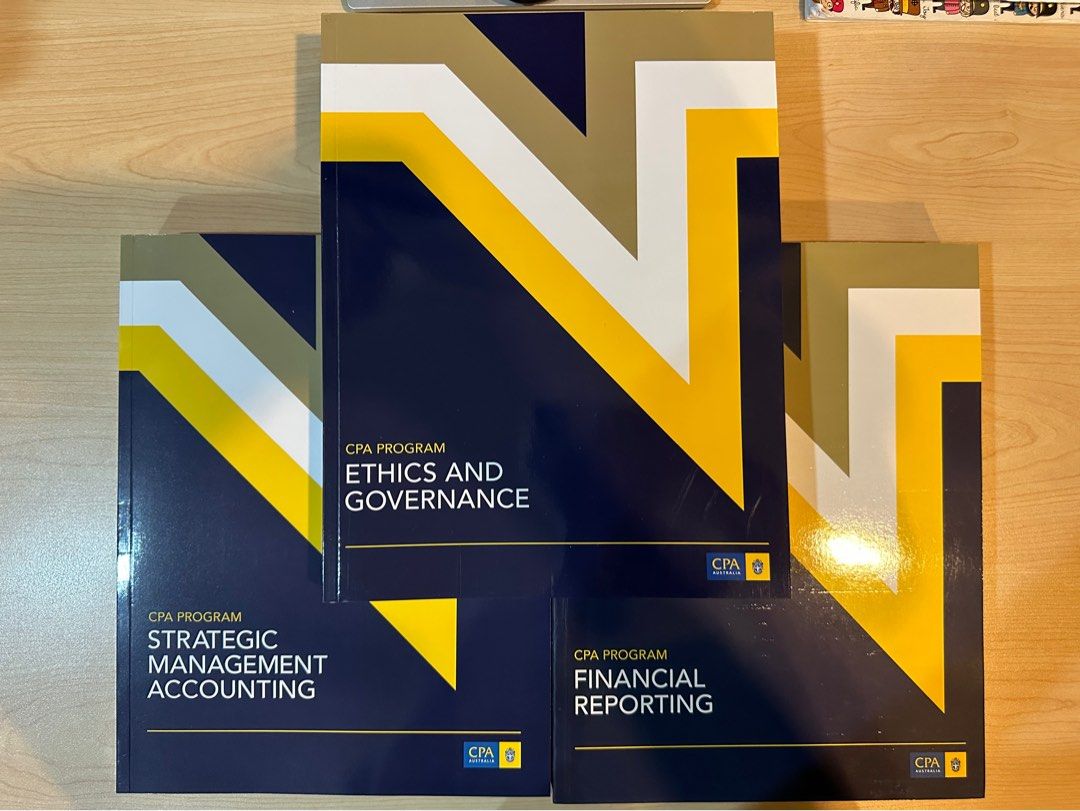 CPA Australia Textbooks (FR, Ethics, SMA), Hobbies & Toys, Books ...