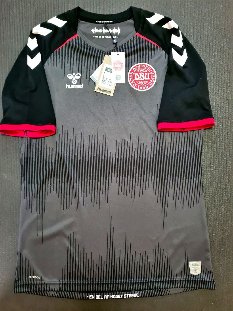 DBU DENMARK 2020 AUTHENTIC HUMMEL GOALKEEPER SHORT SLEEVE HOME JERSEY ...