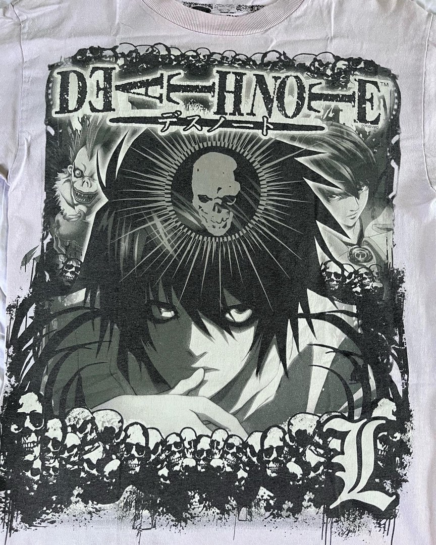 DeathNote Official Shirt size S/ M, Men's Fashion, Tops & Sets, Tshirts ...