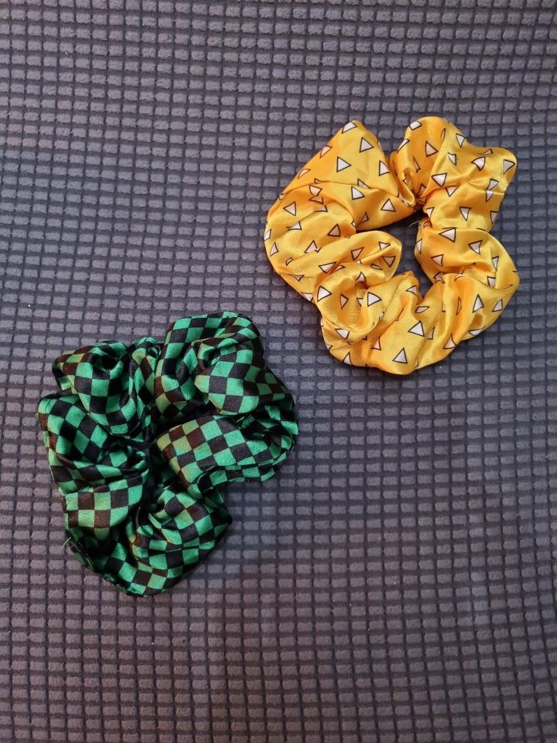 demon slayer themed scrunchies, Hobbies & Toys, Memorabilia ...