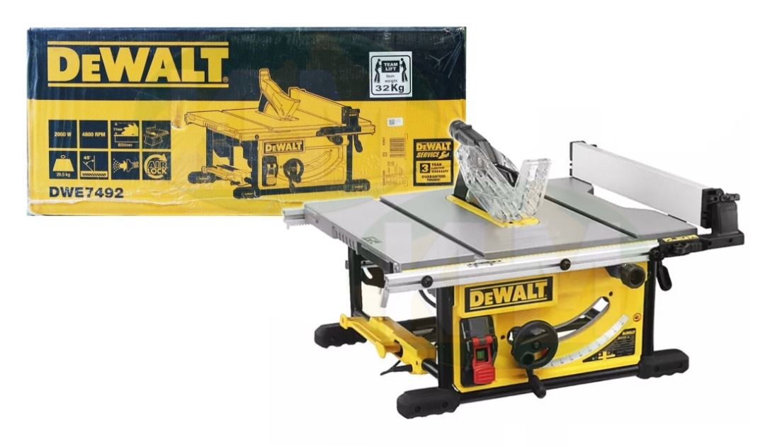 Dewalt DWE7492 Jobsite Table Saw 10" 2000W, Commercial & Industrial ...