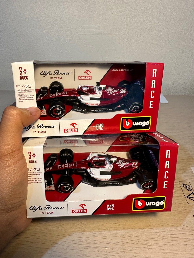 Diecast F1 1:43 Scale Formula One Model Racing Sport Ferrari Mercedes ...