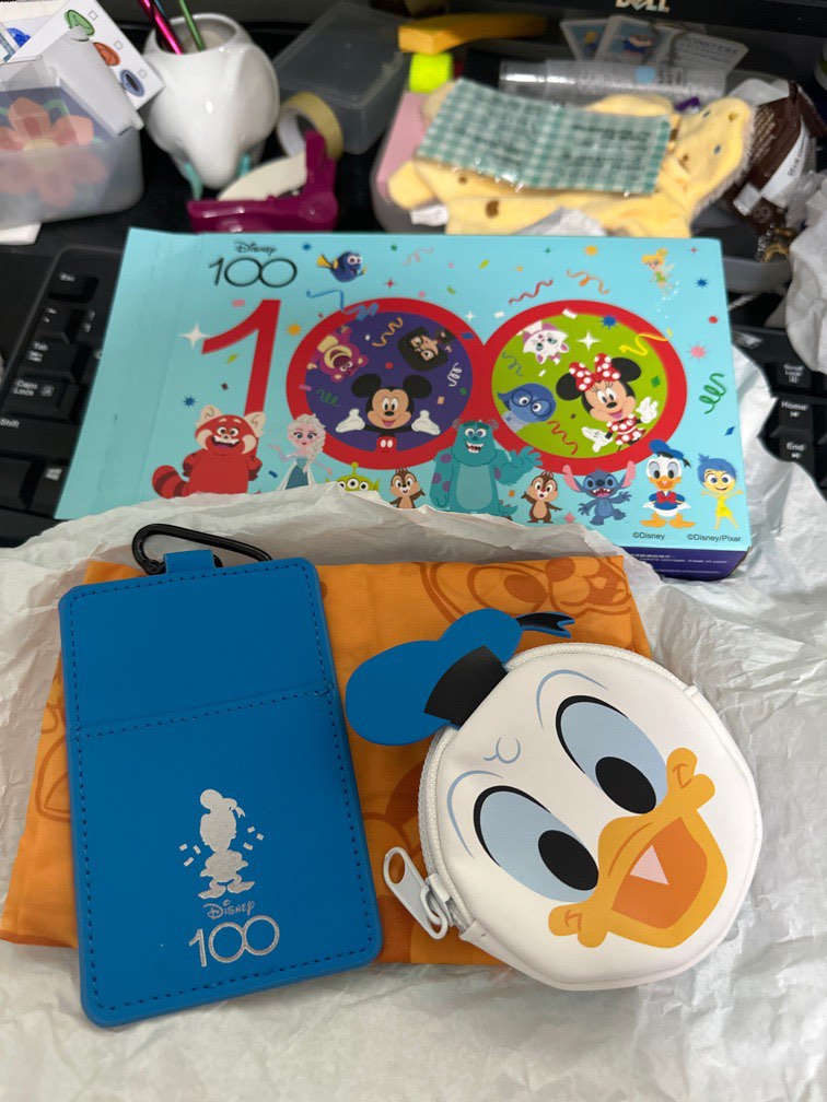 Disney 100 - Donald Duck Shopping Bag and Coin Pouch, Women's Fashion ...