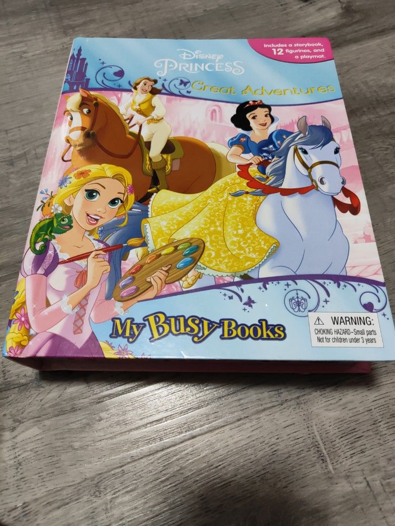 Disney Princess Great Adventure Book (storybook, 12figurines and a ...