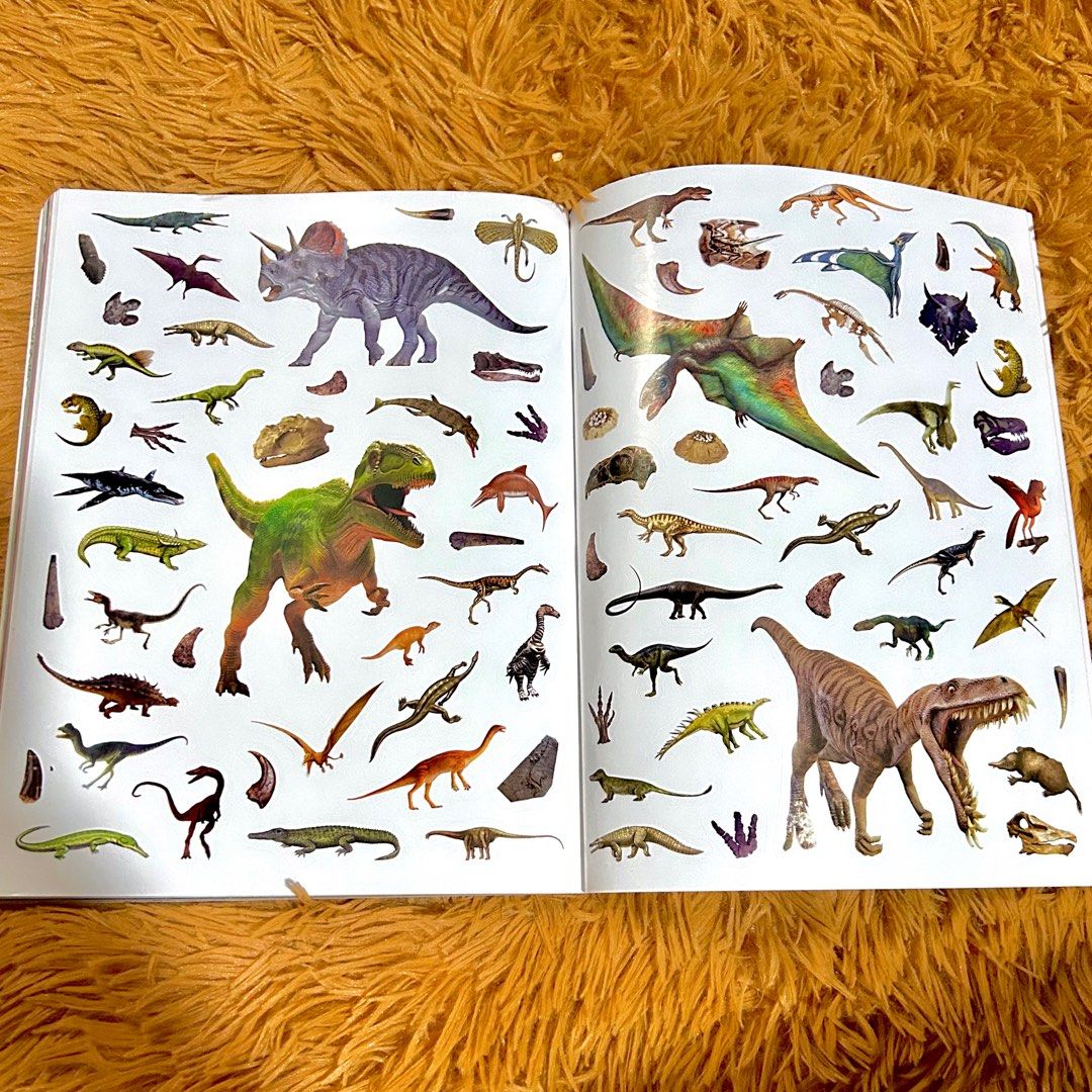 DK Sticker Encyclopedia about Dinosaurs Complete, Hobbies & Toys, Books ...