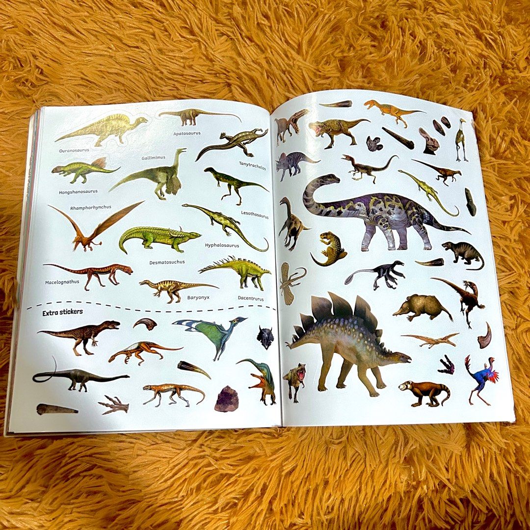 DK Sticker Encyclopedia about Dinosaurs Complete, Hobbies & Toys, Books ...