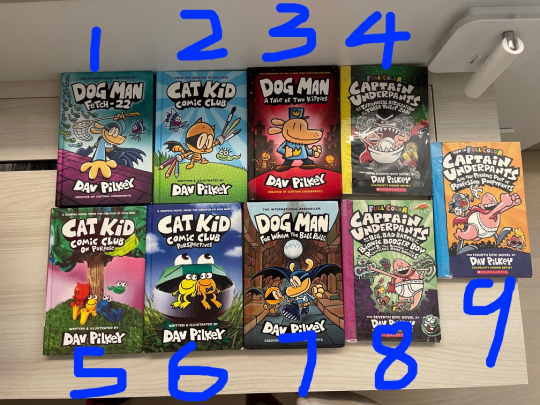 Dog Man, Cat Kid, Captain Underpants, Hobbies & Toys, Books & Magazines ...