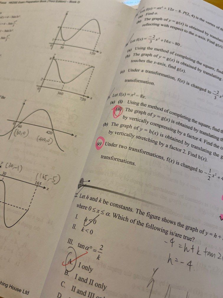 Dse maths exercises, 興趣及遊戲, 書本 & 文具, 教科書 - Carousell