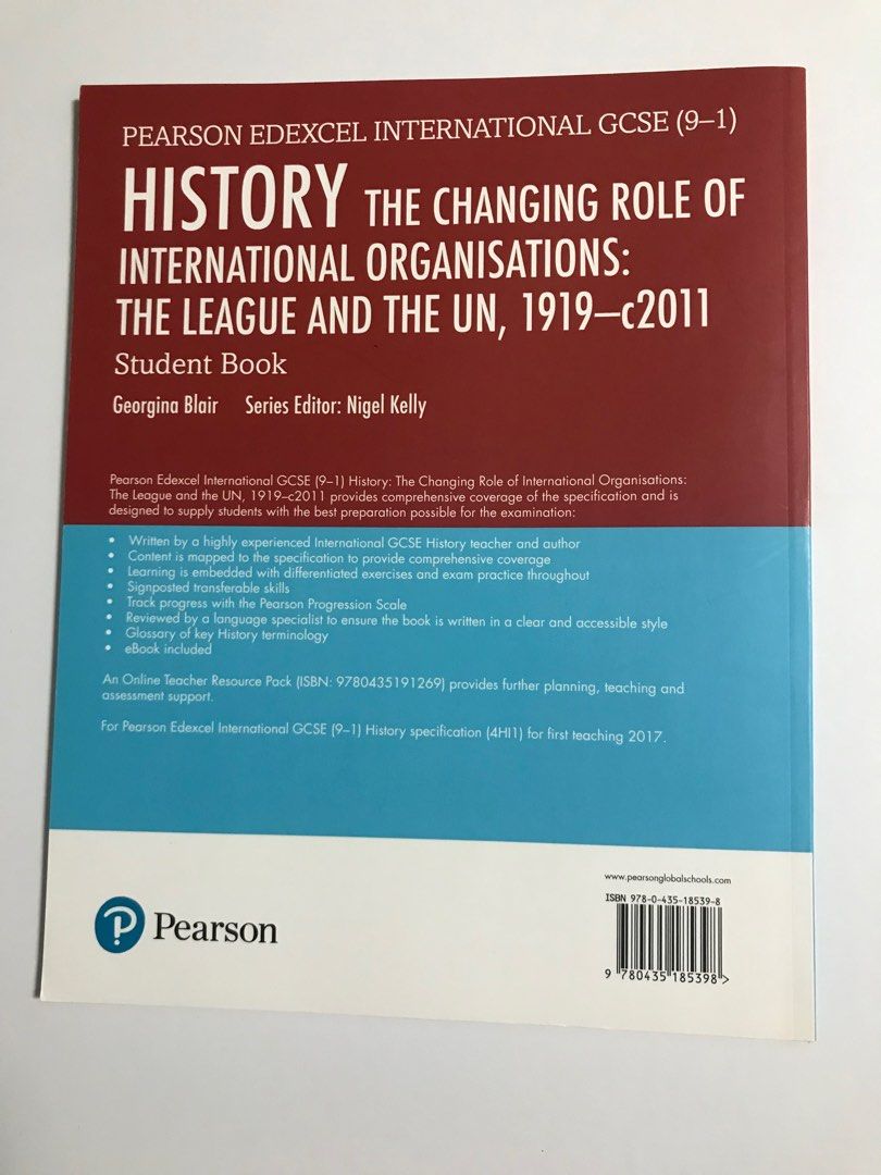 edexcel igcse history the changing role of international organisations ...