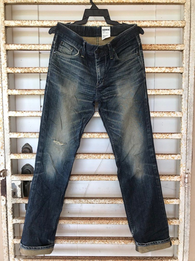 Edwin XV Edge Jeans Slim Straight Kain Karat Waist 30 Authentic, Men's ...
