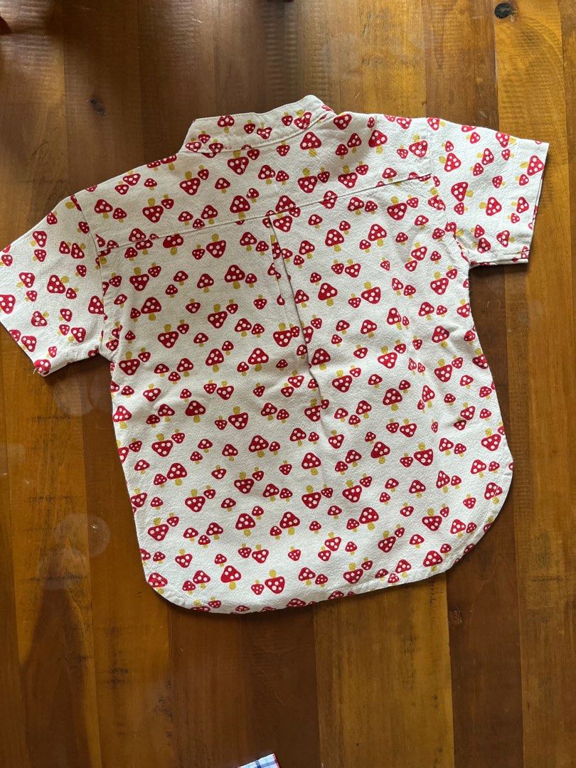 Elly Boy Mandarin Collar Shirt, Babies & Kids, Babies & Kids Fashion on ...