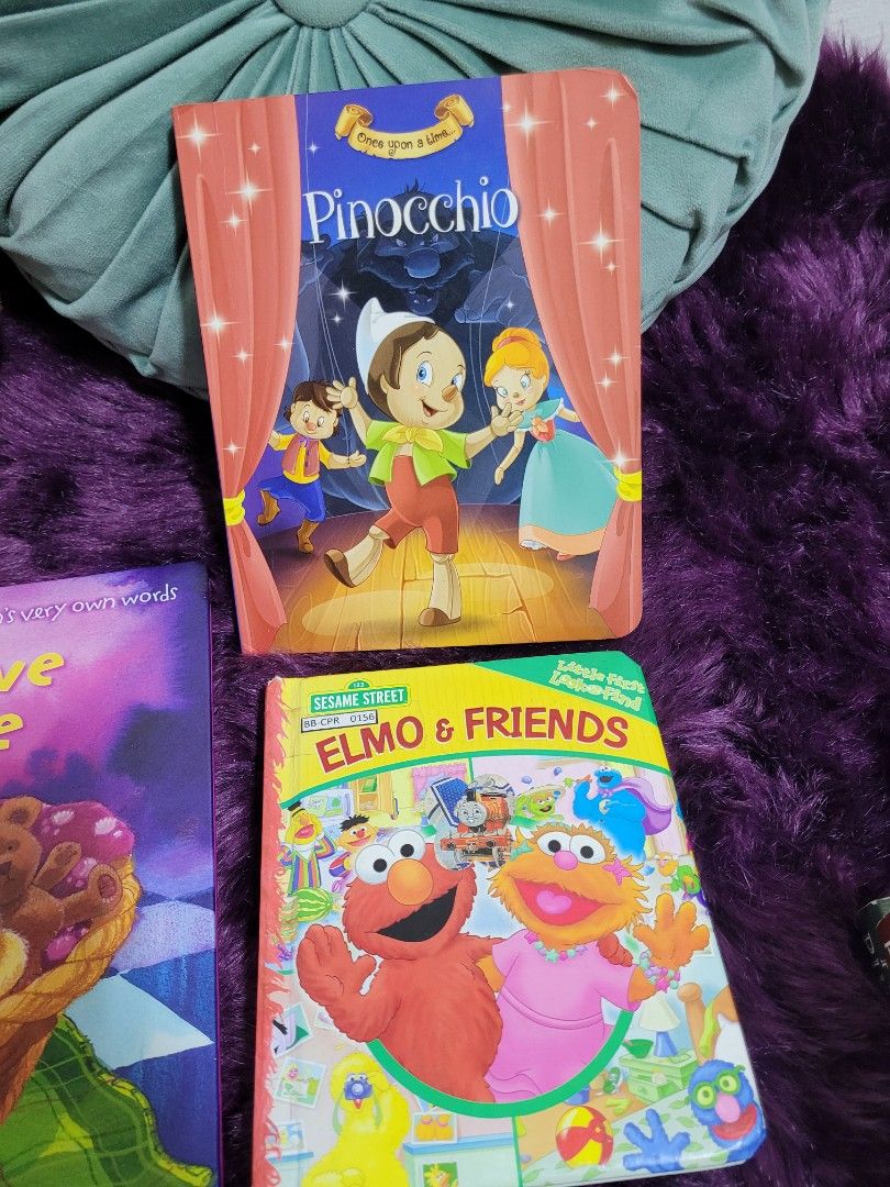 Elmo and friends, Pinocchio, why I love bedtime, Hobbies & Toys, Books ...