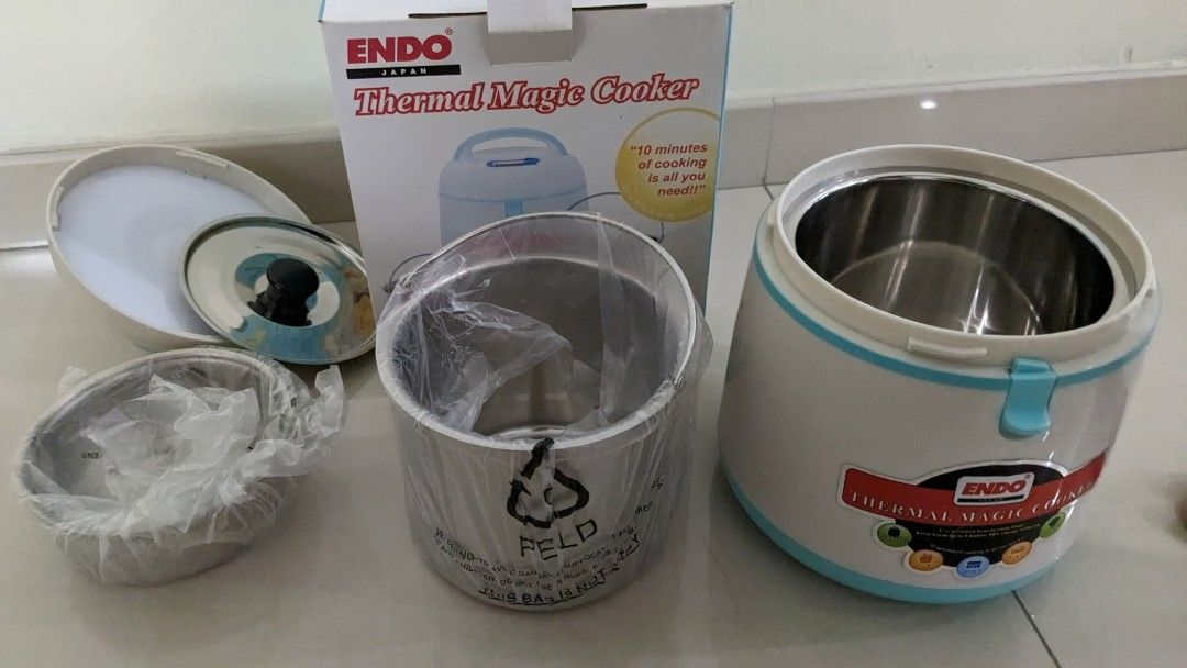 Endo 1.8ml thermal cooking pot, Furniture & Home Living, Kitchenware ...
