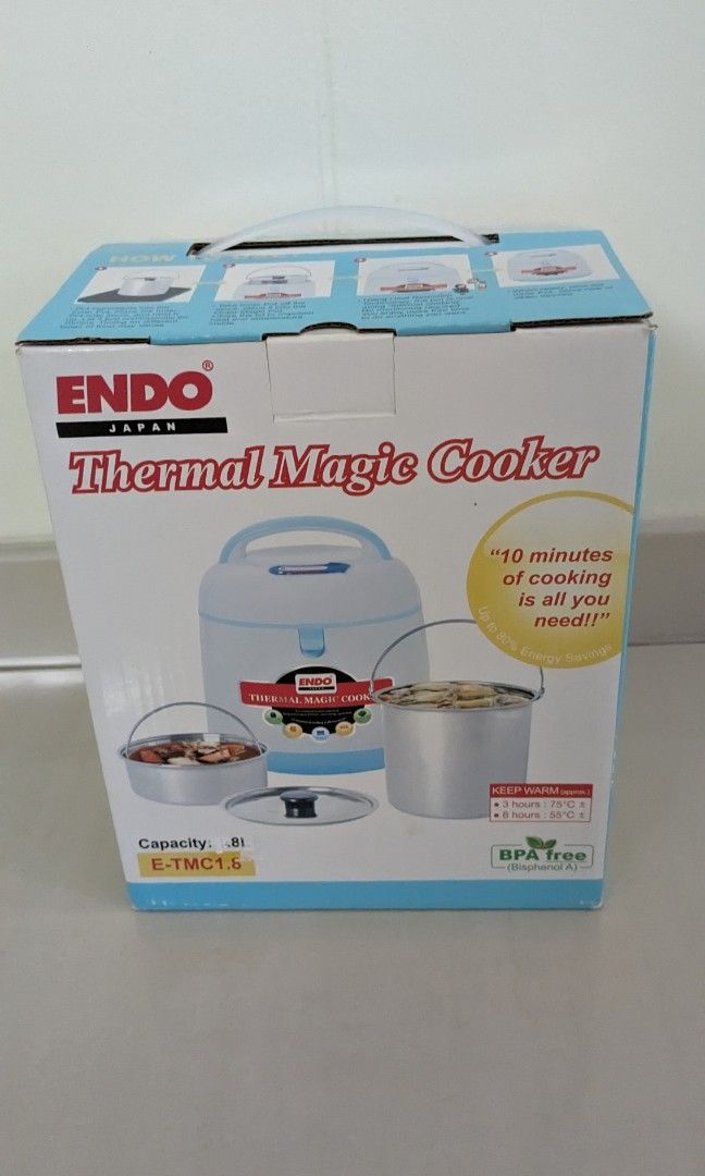 Endo 1.8ml thermal cooking pot, Furniture & Home Living, Kitchenware ...