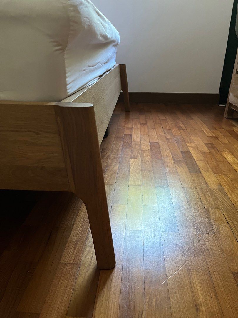 Ethnicraft Soul & Table - Queen sized Oak bed, Furniture & Home Living ...