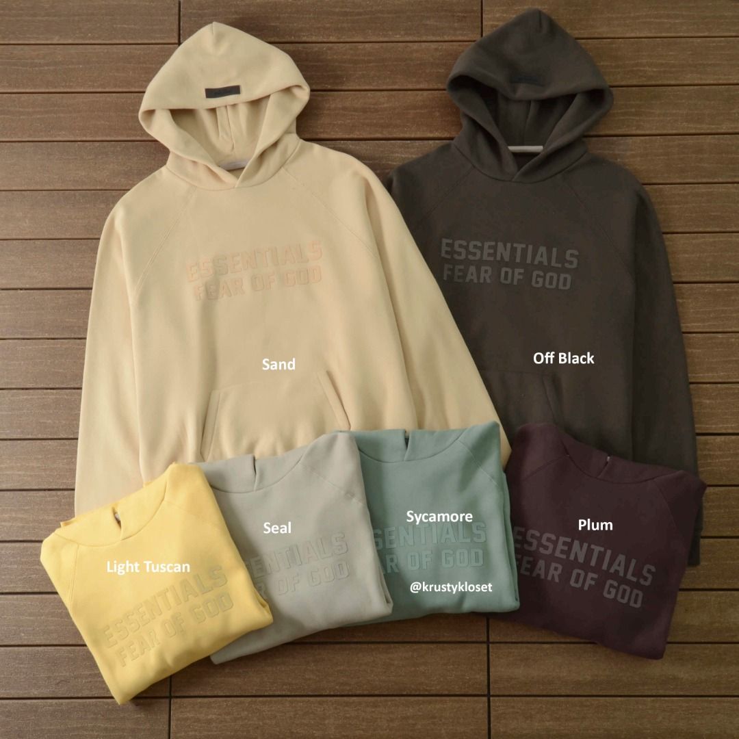 Fear of God Essentials SS23 Hoodie, Men's Fashion, Tops & Sets, Hoodies ...