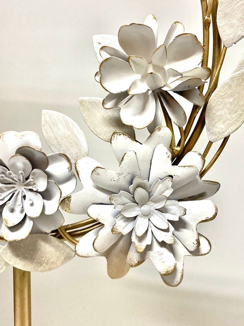 Flower motif stand decor, Furniture & Home Living, Home Decor, Other ...