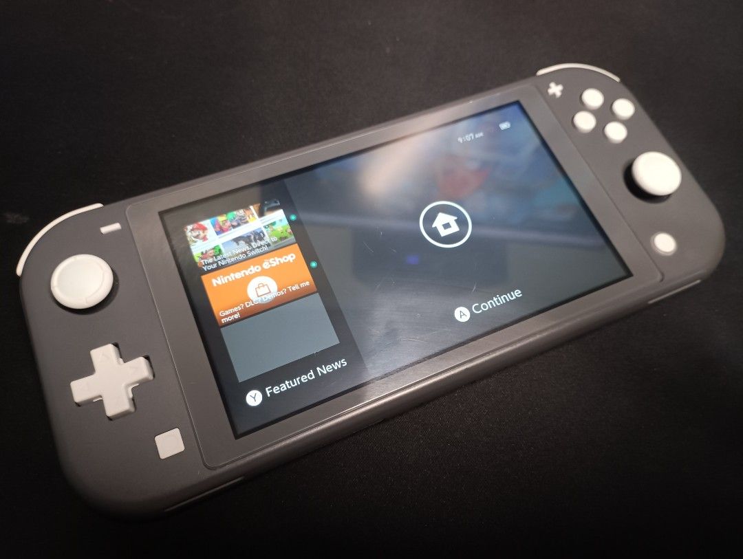 For Sale 2nd Hand Nintendo Switch Lite Gray JB 128GB Complete Full of ...
