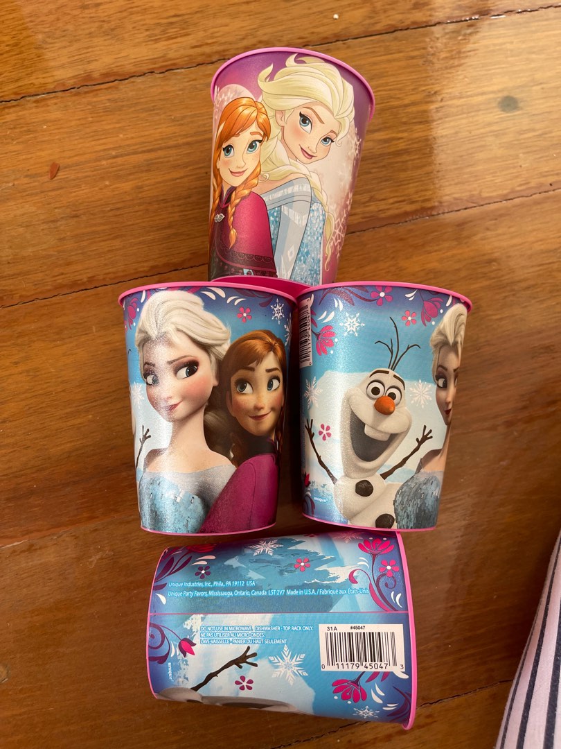 Frozen Elsa Pink Reusable Quality Plastic Cups from US, Babies & Kids ...