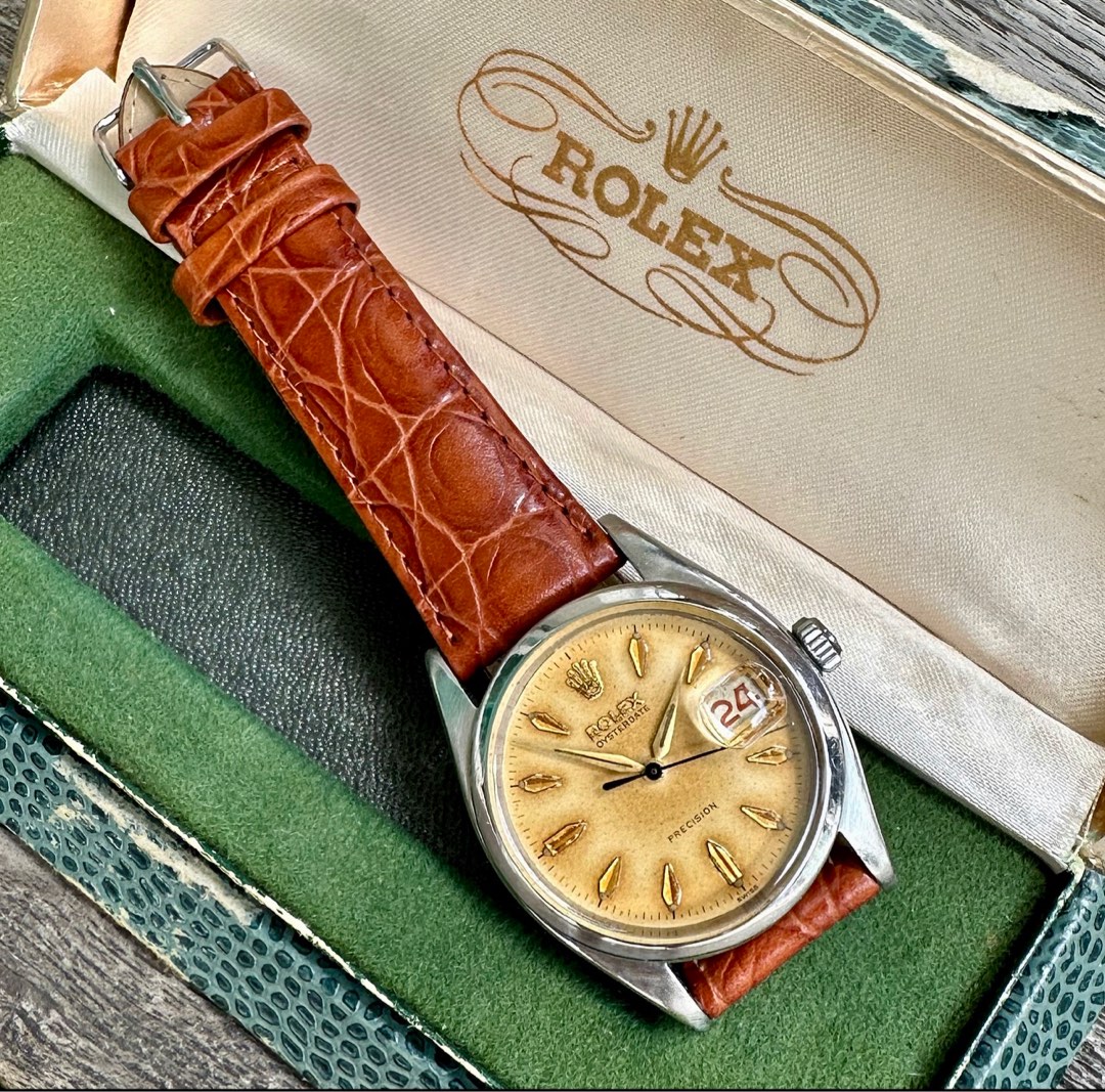 (Full set/Owner documentation/Purchase receipt) 1950 vintage Rolex ...