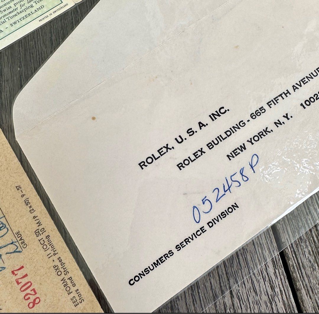 (Full set/Owner documentation/Purchase receipt) 1950 vintage Rolex ...