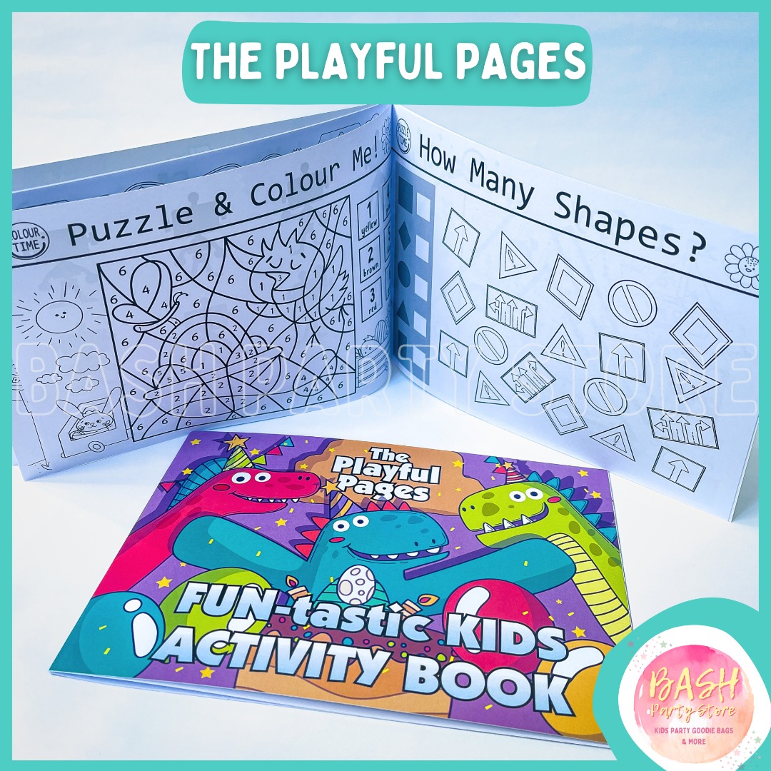 Fun-Tastic Kids Activity Book (ages 3-8) | Kids Party Goodie Bags ...