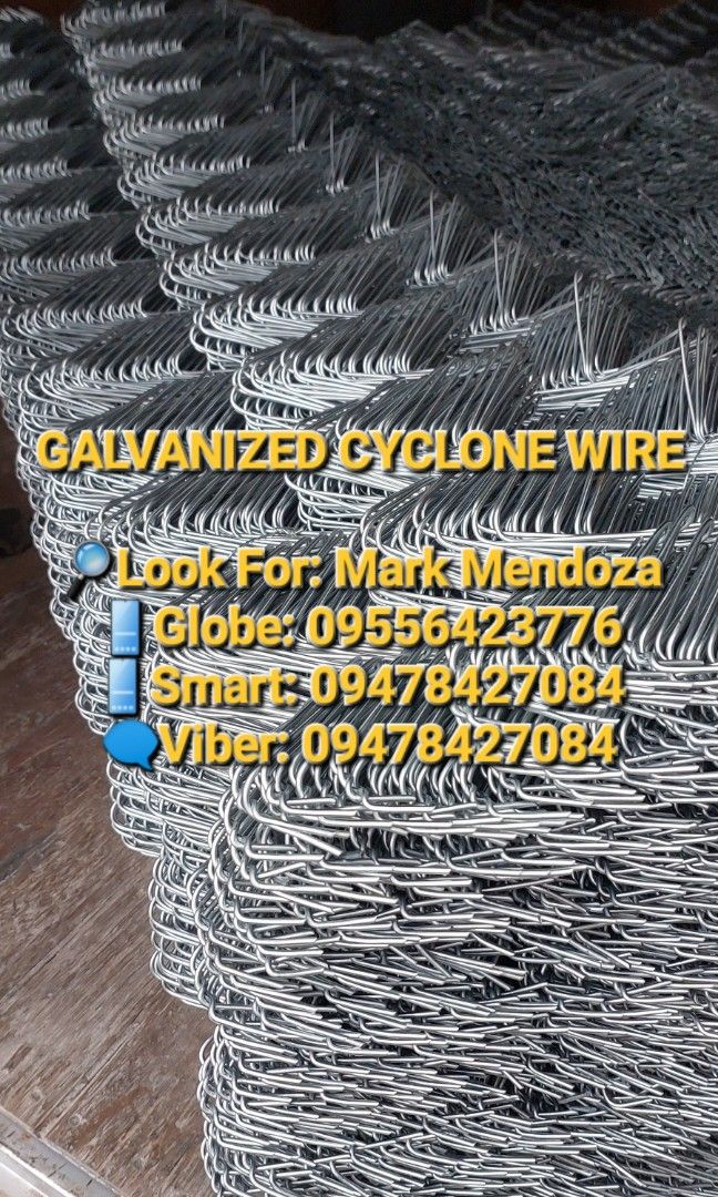 GALVANIZED CYCLONE WIRE, Commercial & Industrial, Construction ...