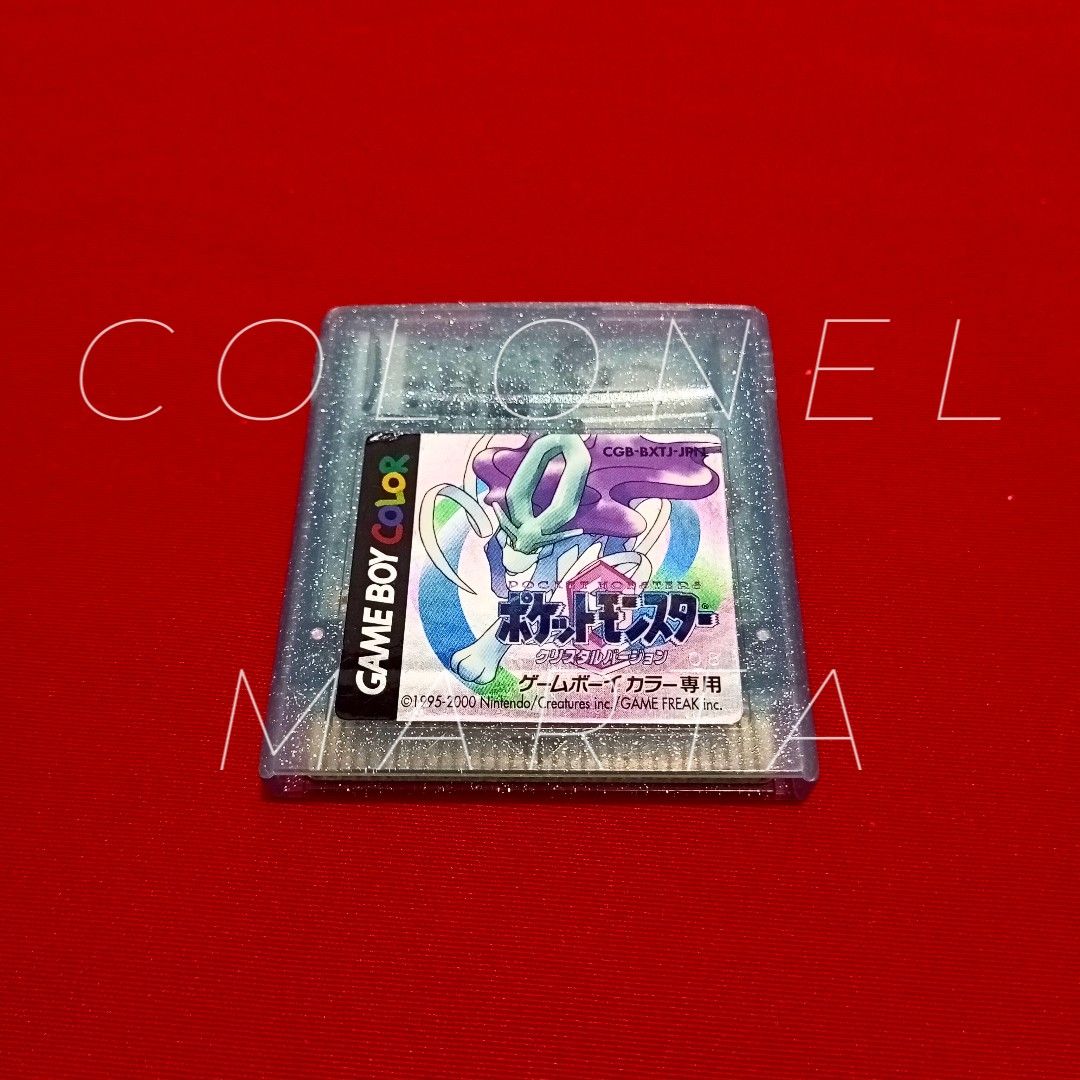 Gameboy Color Pokemon Crystal [Japanese] (Authentic), Video Gaming ...