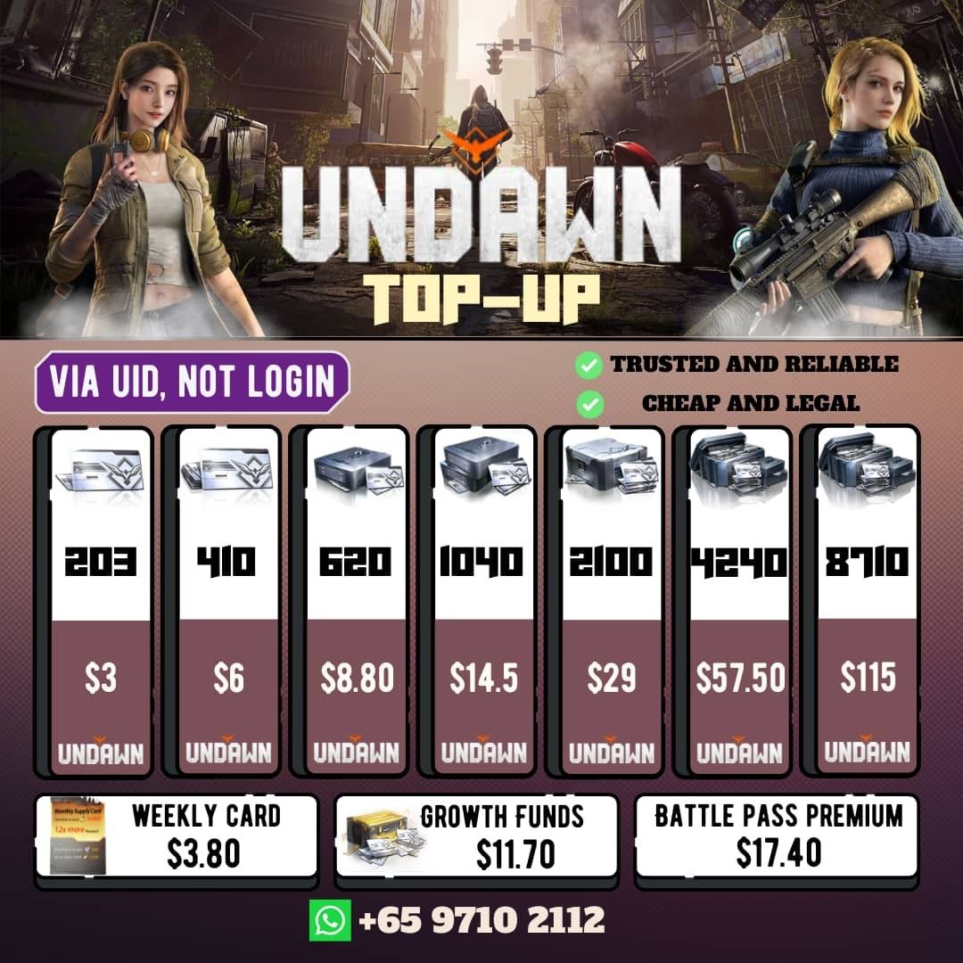 Garena Undawn RC, Video Gaming, Gaming Accessories, In-Game Products on ...