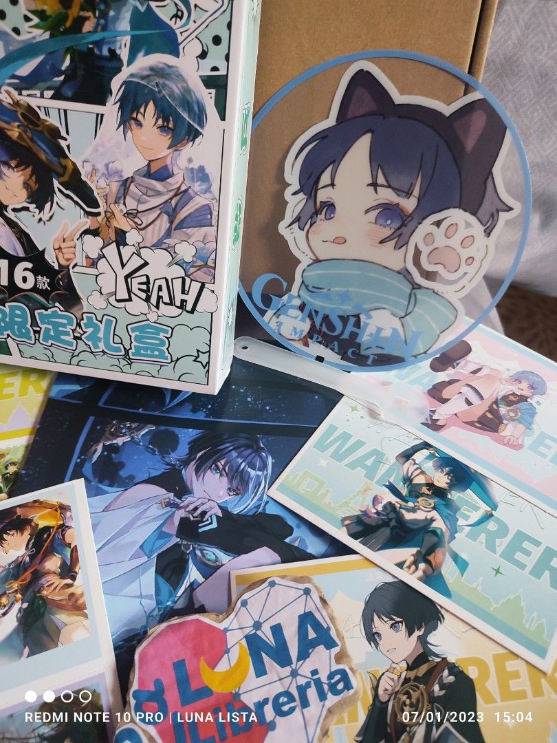 Genshin Impact - Wanderer / Scaramouche Anemo Merch Box Set, Hobbies ...