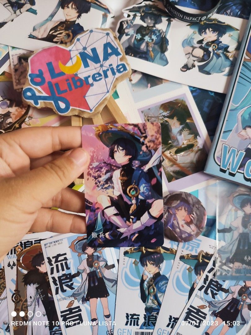 Genshin Impact - Wanderer / Scaramouche Anemo Merch Box Set, Hobbies ...