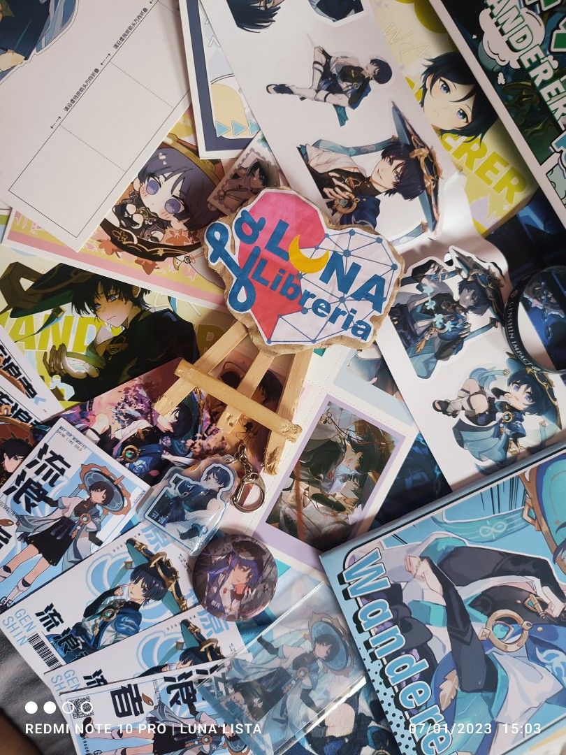 Genshin Impact - Wanderer / Scaramouche Anemo Merch Box Set, Hobbies ...