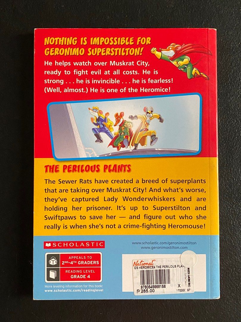 Geronimo Stilton Heromice The Perilous Plants on Carousell