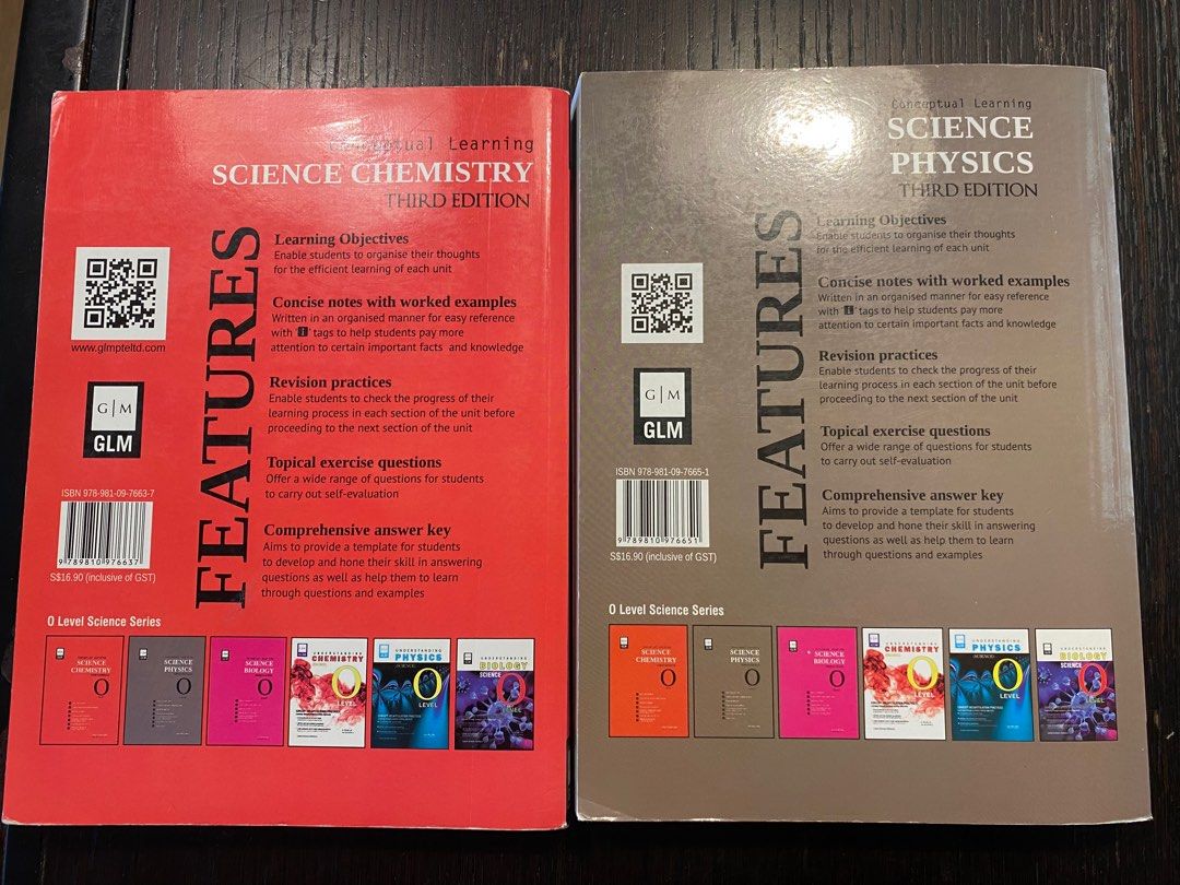 GLM Science Chemistry and Science Physics 3rd edition, Hobbies & Toys ...