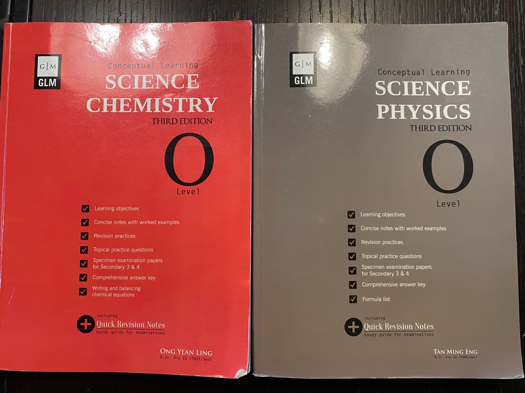GLM Science Chemistry and Science Physics 3rd edition, Hobbies & Toys ...