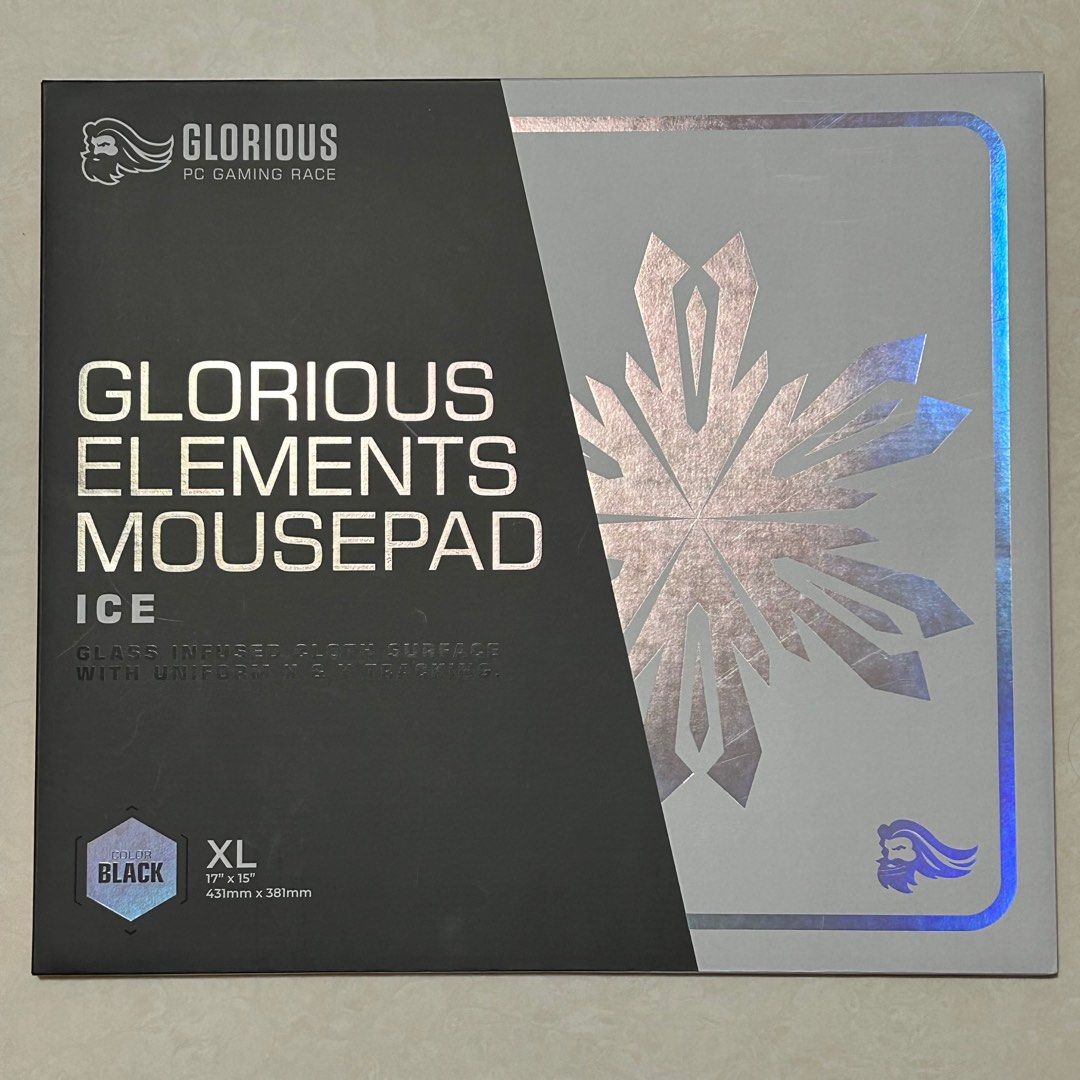 *全新*Glorious Elements 滑鼠墊(ice), 電腦＆科技, 電腦周邊及配件, 電腦滑鼠及相關產品 - Carousell