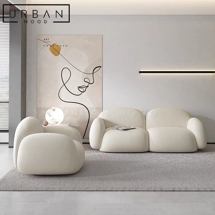 GOOB Modern Boucle Sofa, Furniture & Home Living, Furniture, Sofas on ...