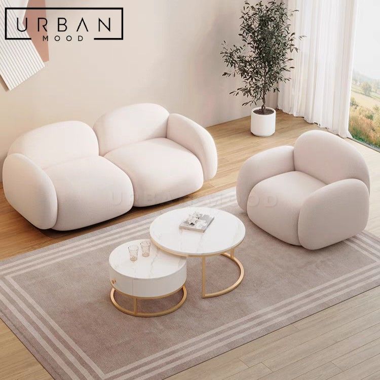 GOOB Modern Boucle Sofa, Furniture & Home Living, Furniture, Sofas on ...