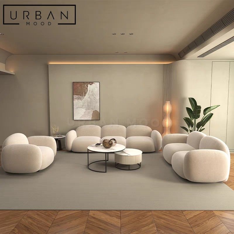 GOOB Modern Boucle Sofa, Furniture & Home Living, Furniture, Sofas on ...