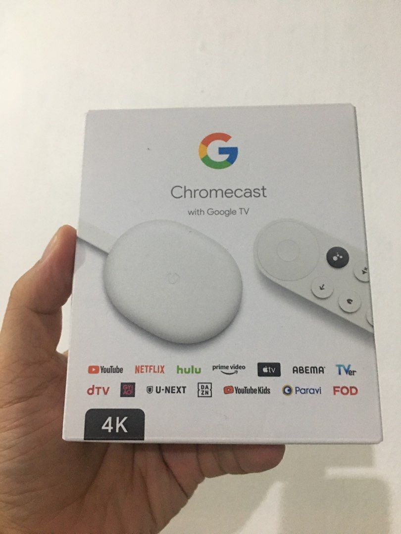 Google Chromecast with Google TV 4K (The Latest 4th generation Google ...