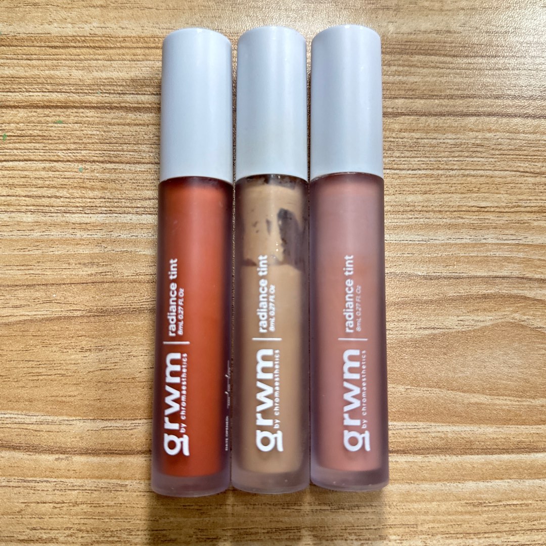 GRWM Radiance Tint Bundle (Deep/Medium Peach & 21N Almond, Beauty ...