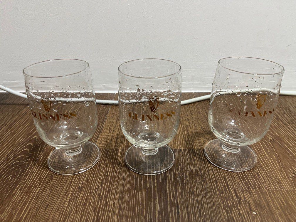 Guinness Glass Cups x3, Hobbies & Toys, Memorabilia & Collectibles ...