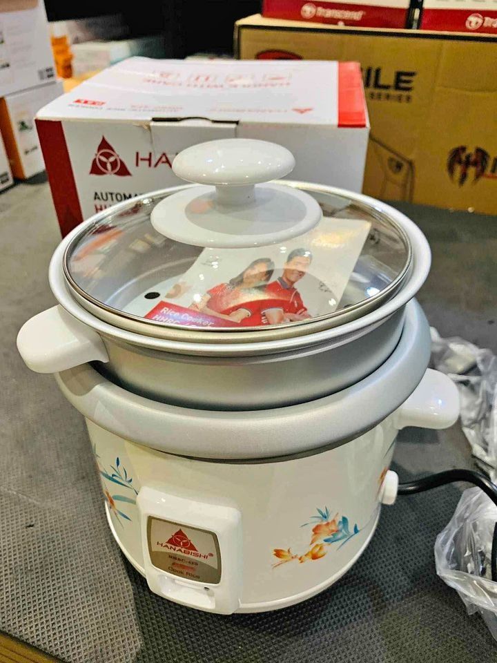 Hanabishi 0.6L Automatic Rice Cooker With Steamer HHRC-6FS, TV & Home ...