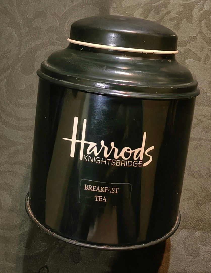 Harrods Tea Tin, Hobbies & Toys, Collectibles & Memorabilia, Vintage ...