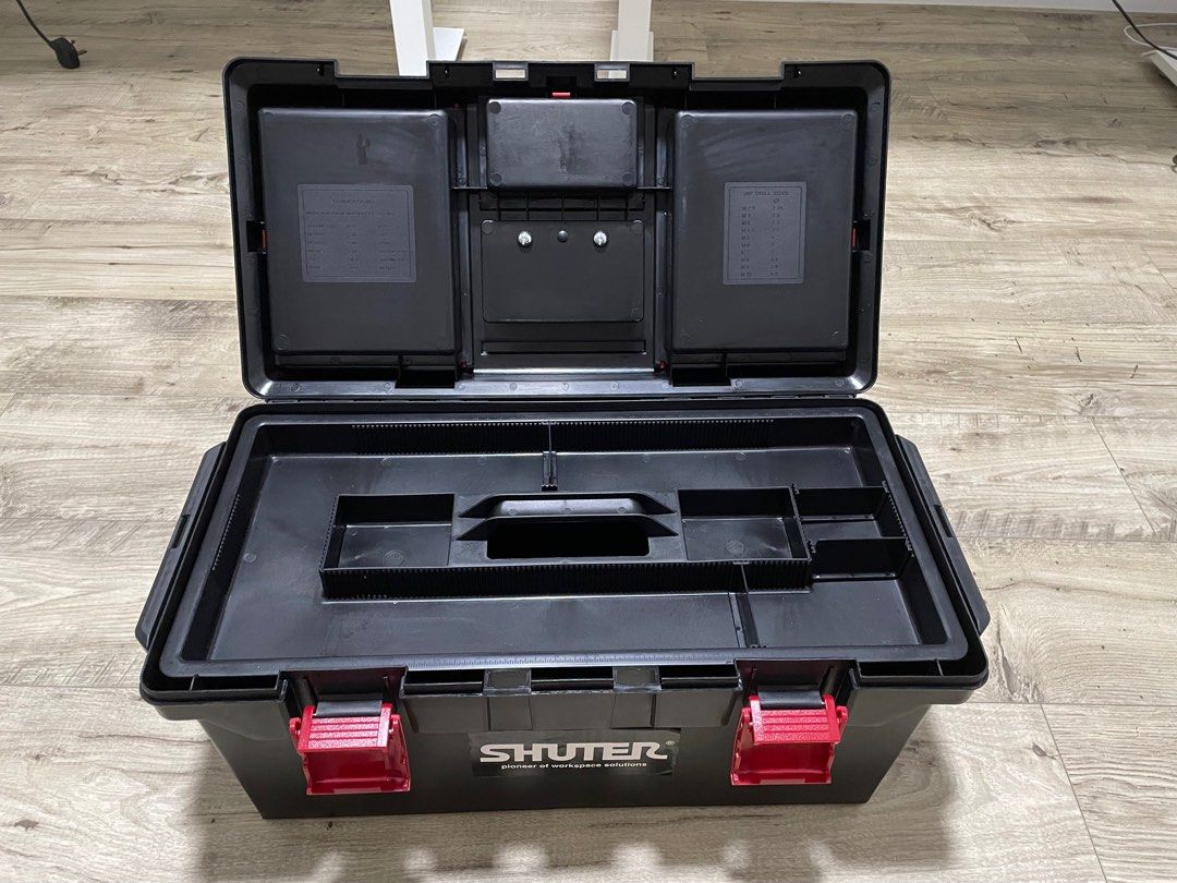 Heavy duty Shuter Toolbox (22L, made in Taiwan), Furniture & Home ...
